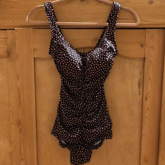 Maxine of Hollywood | Swim | Maxine Of Hollywood Polka Dot Bathing Suit ...